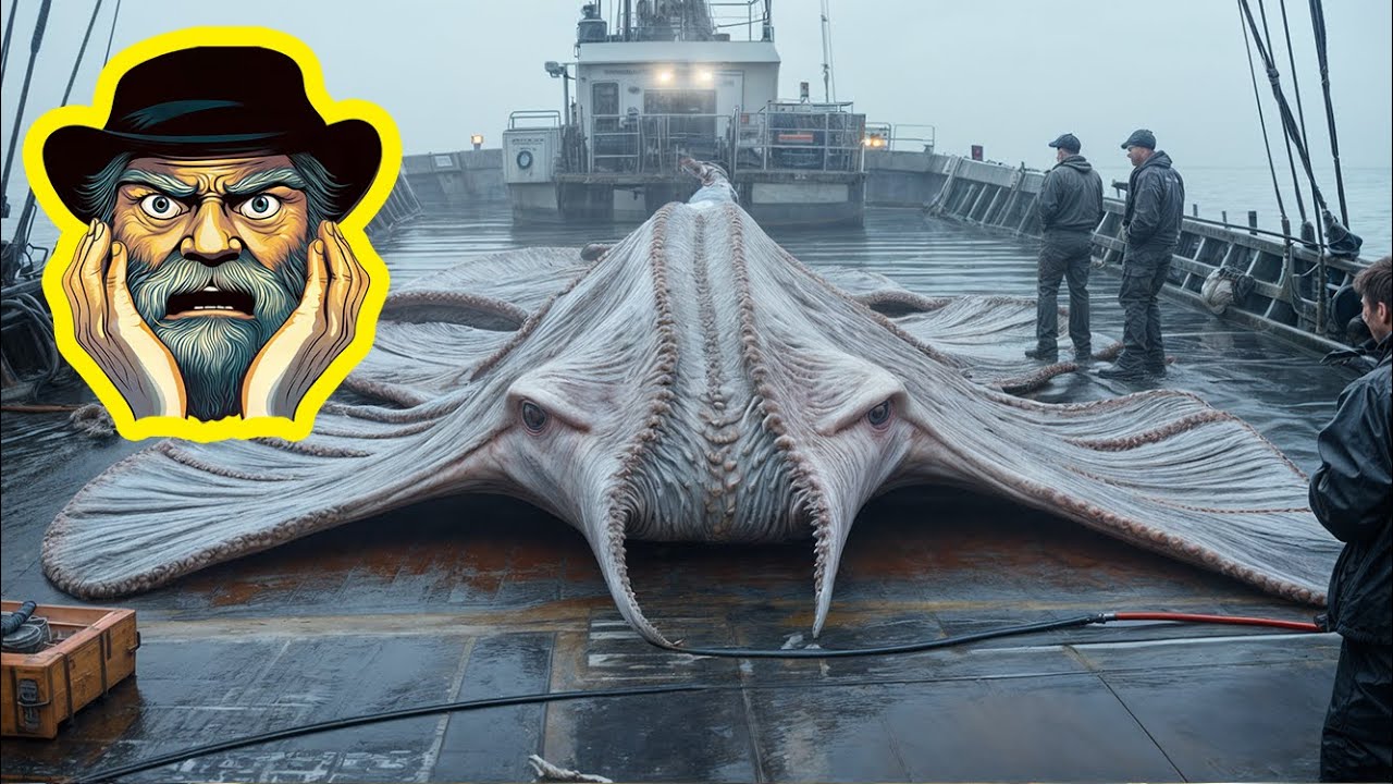 Giant Sea Monsters Caught on Camera by Fishermen! - YouTube
