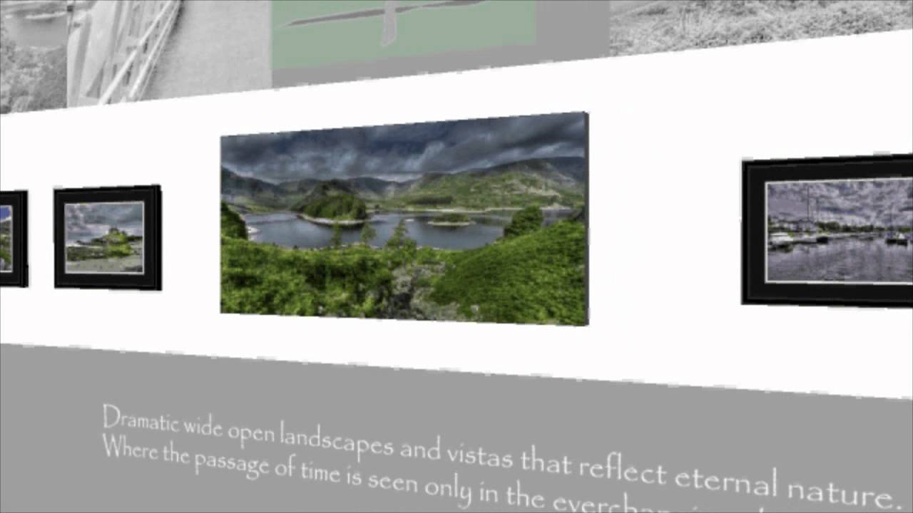 Steven Percival 3D Vitrual Photographic Exhibition - YouTube