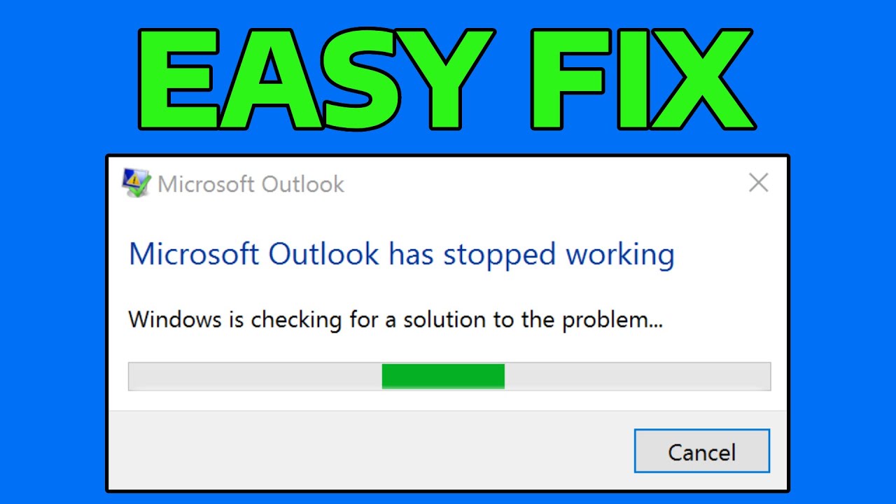 How To Fix Outlook Not Working, Responding, Starting, Loading ...