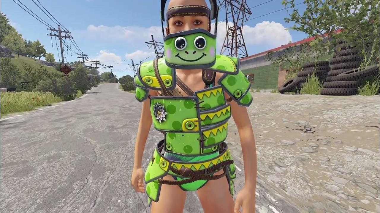 RUST SKIN SPOTLIGHT - Frog Cosplay Helmet & Frog Cosplay Vest & Frog ...