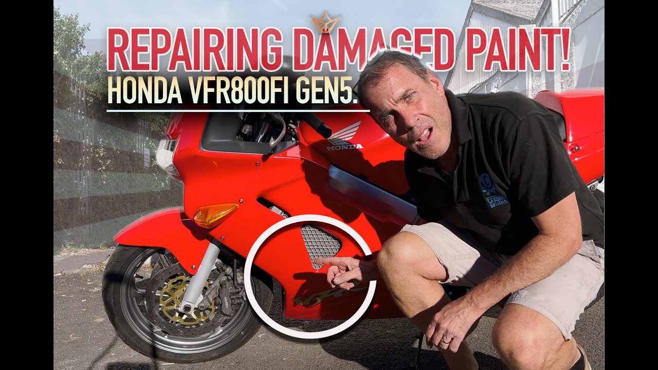 IT FELL OVER! STEP-BY-STEP DAMAGED PAINT AND DECAL REPAIR - YouTube