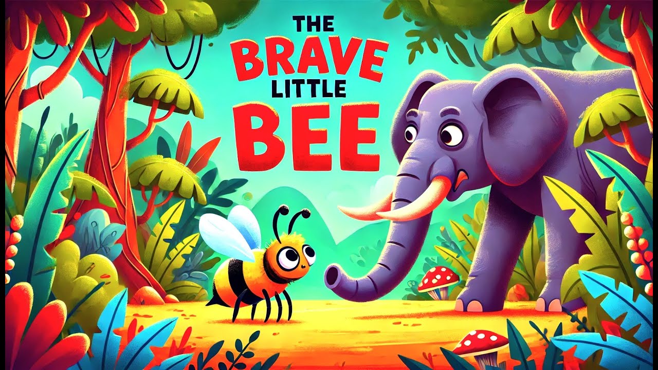 The Brave Little Bee And Elephant || Moral Bedtime Stories For Kids In ...