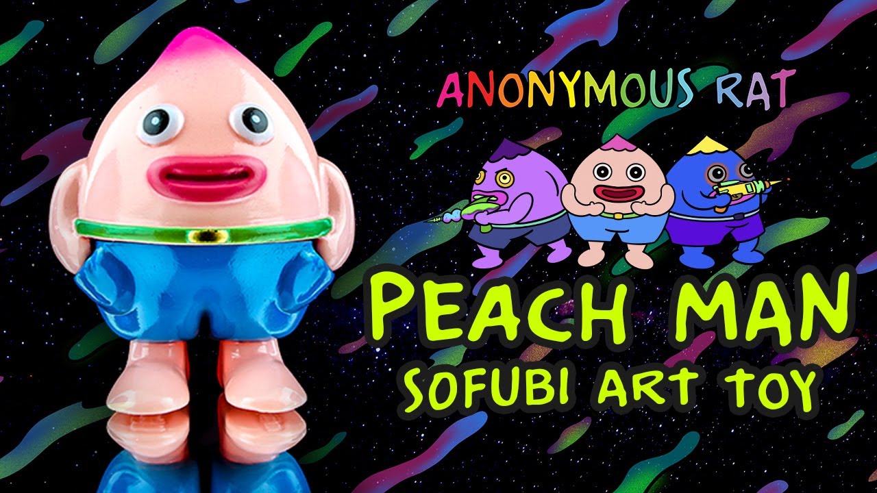 He's a PEACH... He's a MAN... He's the Original PEACH MAN sofubi vinyl ...