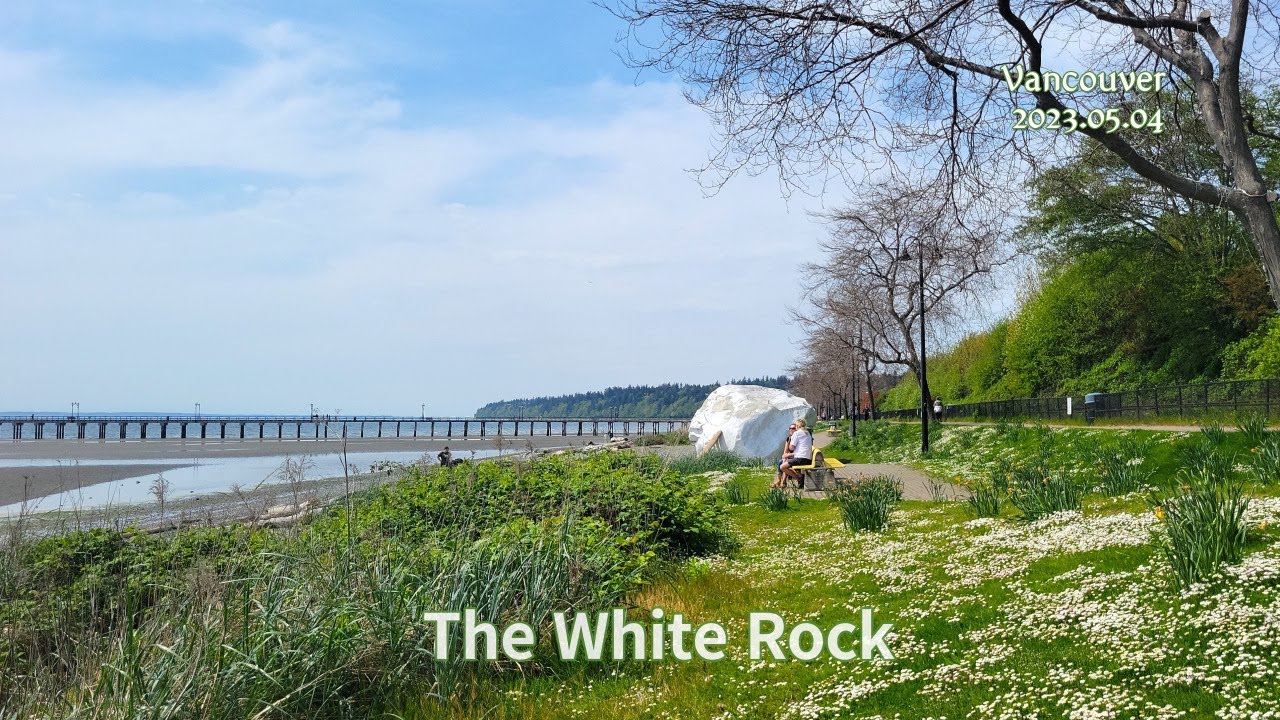 White Rock Promenade, BC [2023.05.04] @walkingontarioparks - YouTube