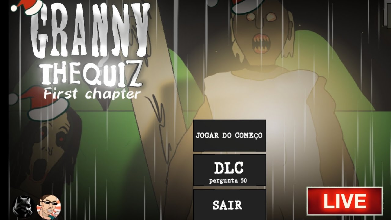 JOGANDO GRANNY THE QUIZ 1 COMPLETO AO VIVO!!! - YouTube