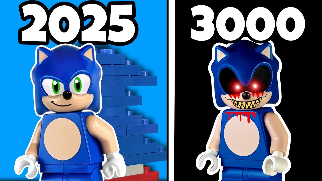 I built CURSED SONIC in LEGO... - YouTube