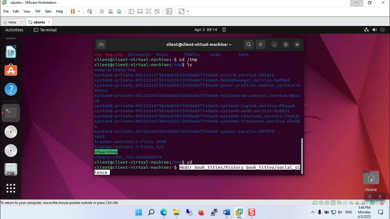 mkdir command in Linux with Examples - YouTube