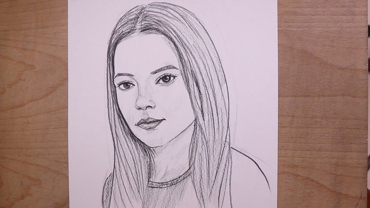 How to Draw Easy Girl face for Beginners- Easy Drawing Tutorial - YouTube