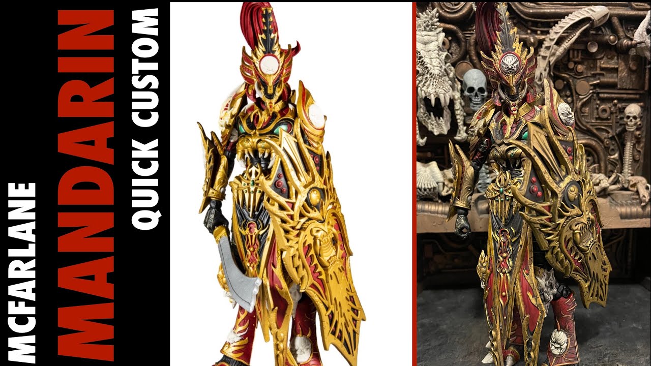 McFarlane Deluxe McFarlane Mandarin Spawn- Quick Custom - YouTube