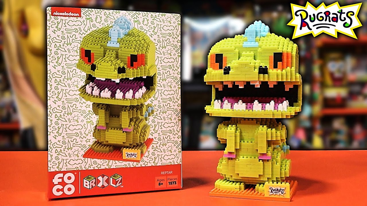 2020 Nickelodeon Rugrats Reptar 3D BRXLZ Construction Set By FOCO ...