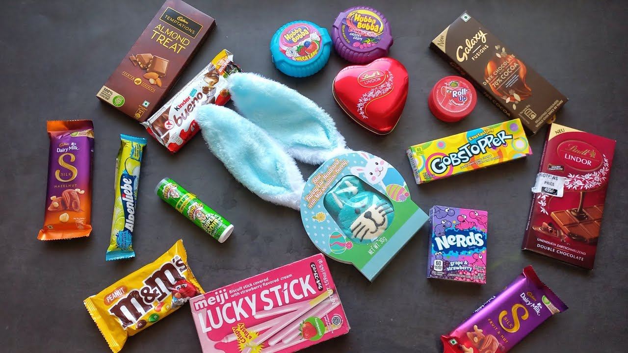 100 candies opening, chocolate a video, lots of chocolates, Cadbury ...
