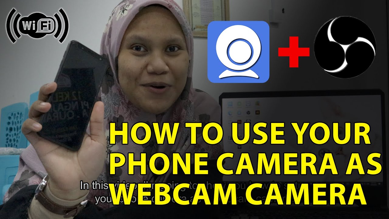 How to setup your phone camera as a webcam using Iriun App - YouTube