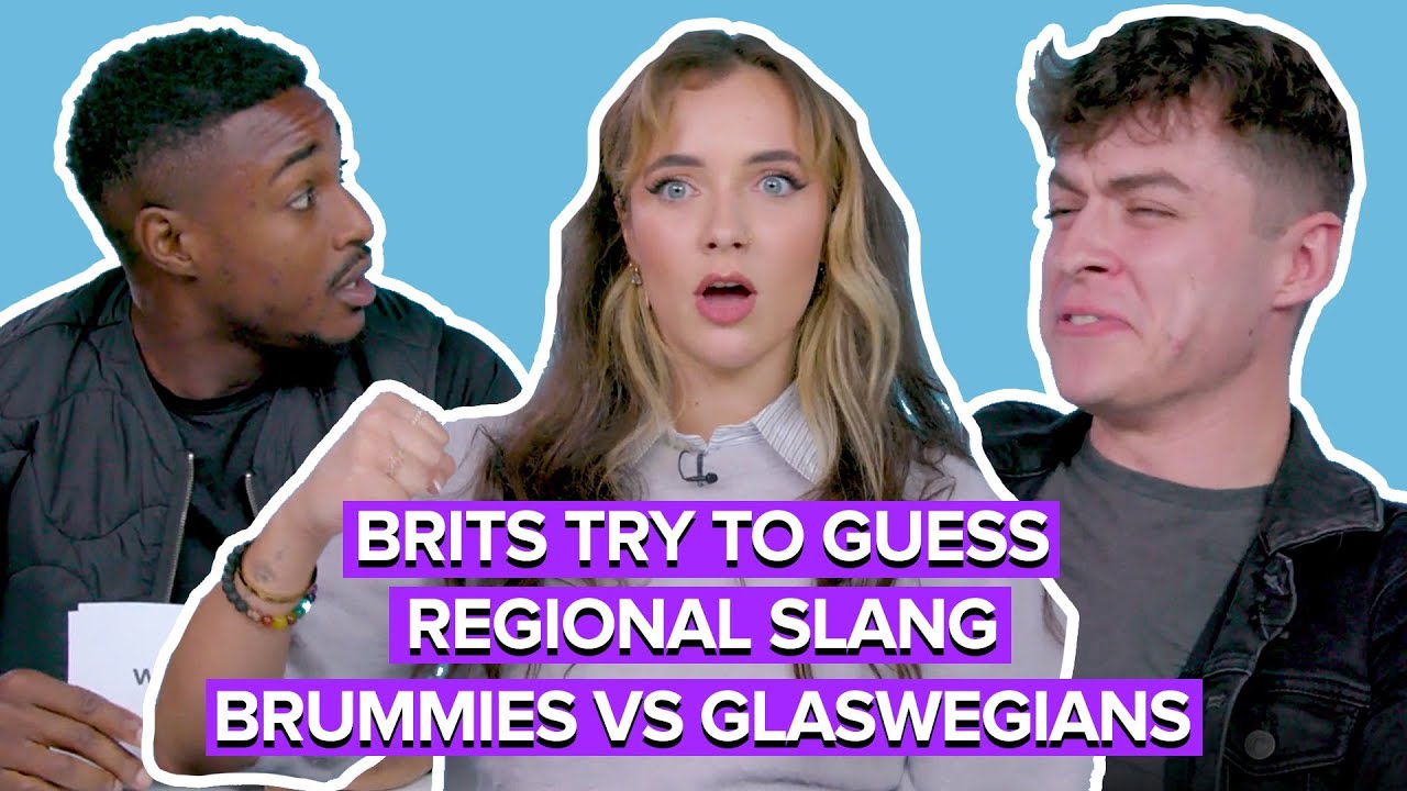 Brits Try To Guess Regional Slang: Brummies vs Glaswegians // Presented ...