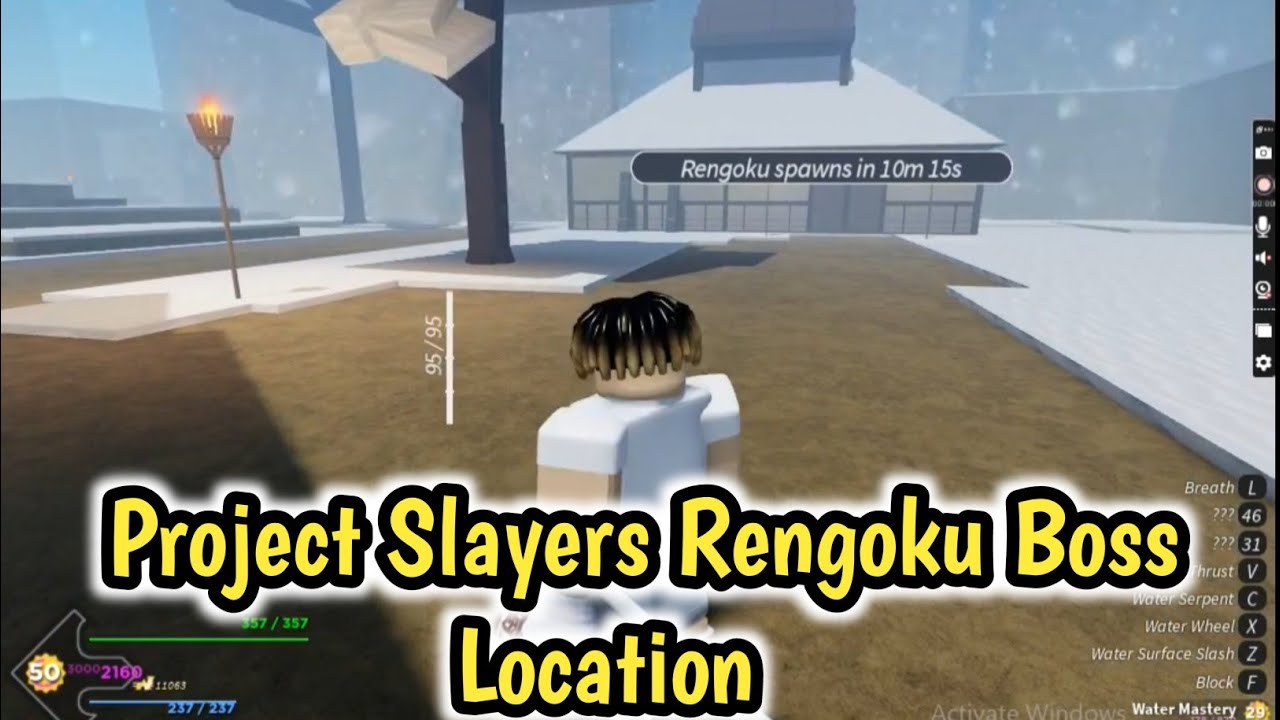 Where Is Rengoku Boss In Project Slayers l How To Defeat Rengoku Boss ...