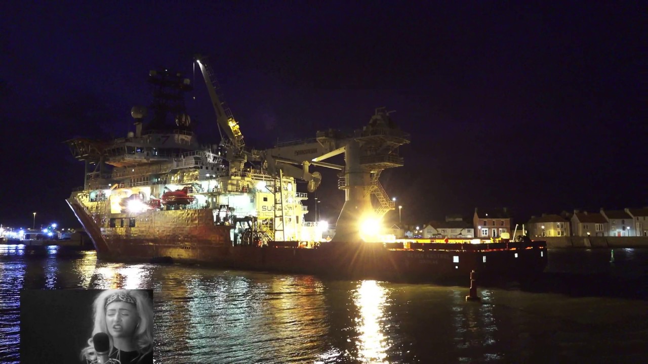 Seven Kestrel leaving Hartlepool, 3/4/17 - YouTube