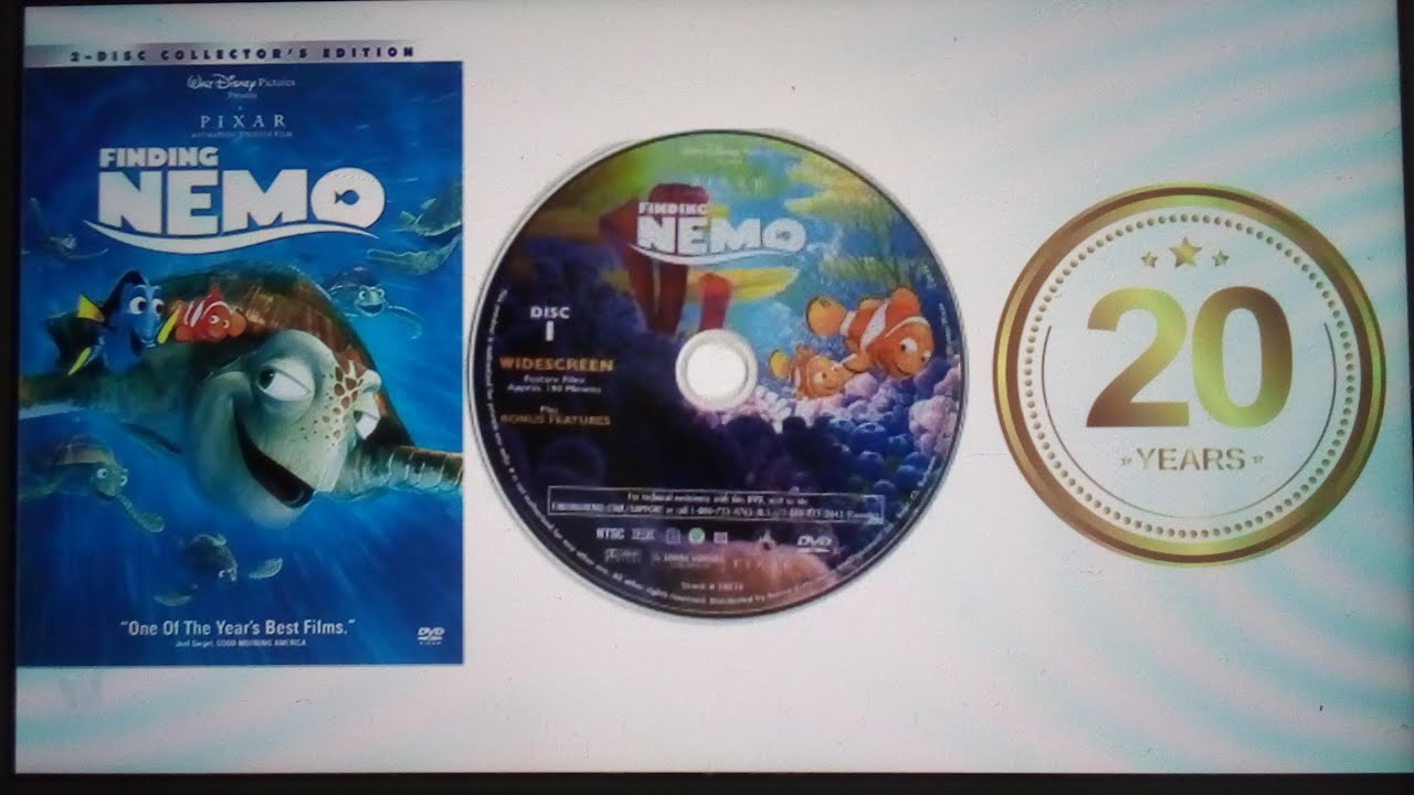 Opening to Finding Nemo 2003 DVD (Disc 1) (20th Anniversary Special) 🎉🎆 ...