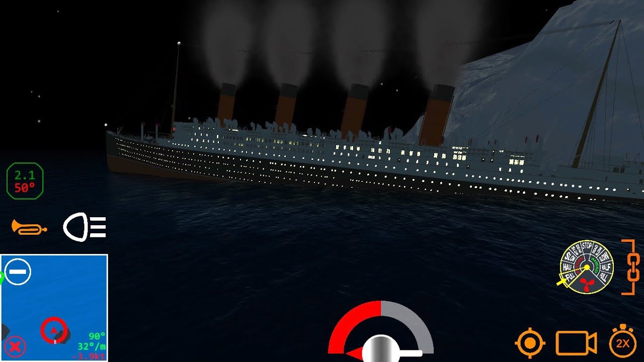 RMS Aquitania Sinking but night mode - Ship Handling Simulator - Ship ...