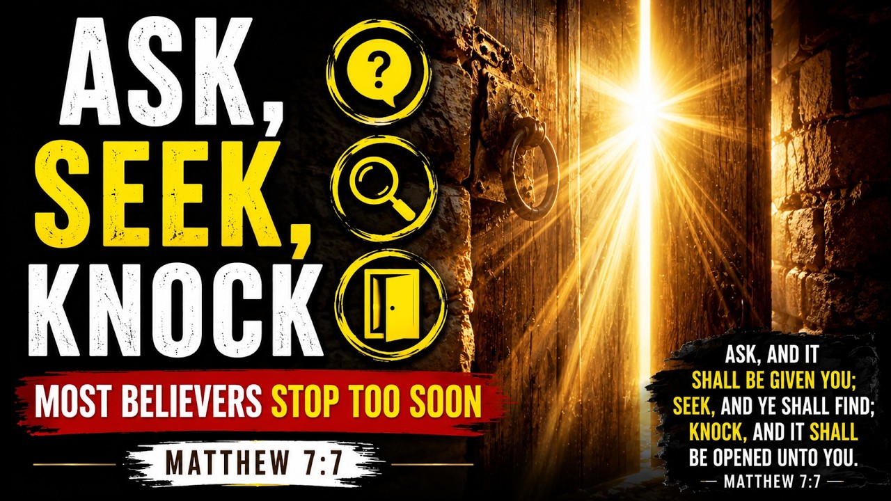 Ask, Seek, Knock | Don't STOP Soon - YouTube