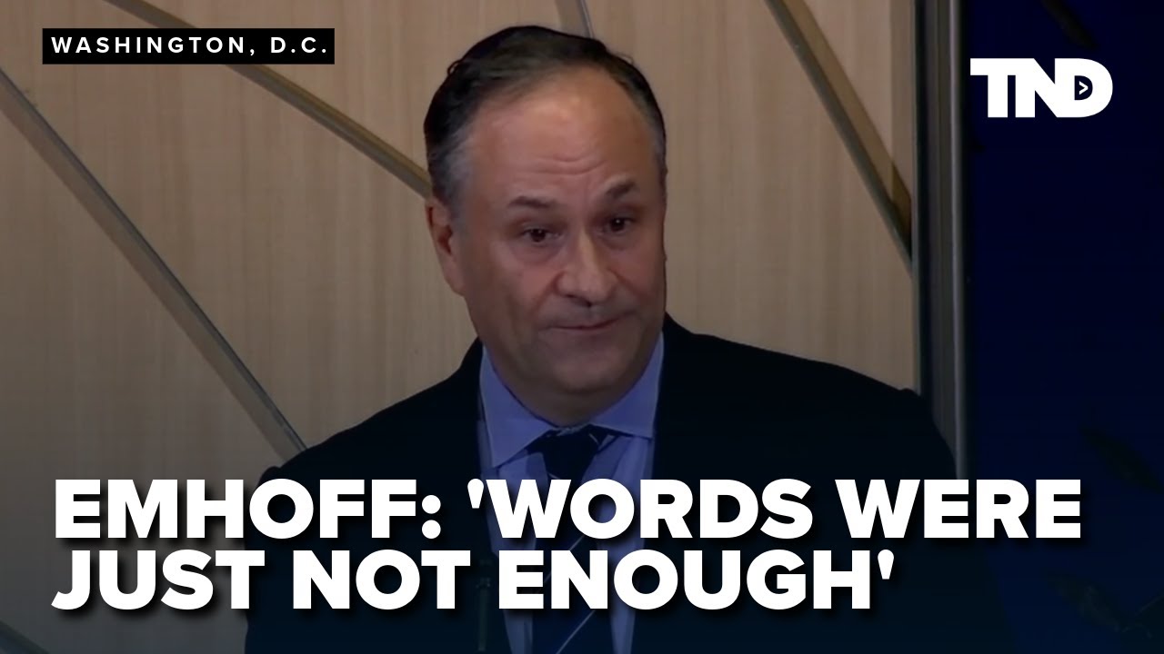 Second gentleman Doug Emhoff details call with American hostage's ...