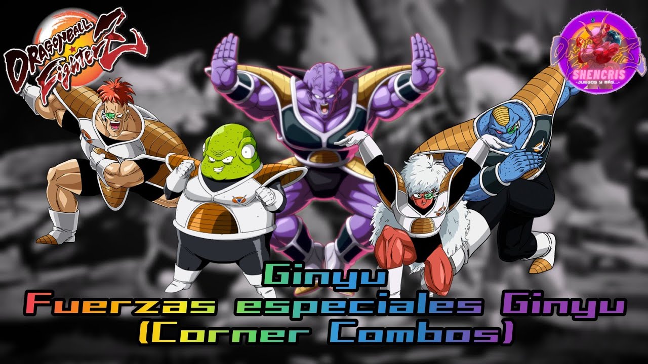 DBFZ-Ginyu "Fuerzas Especiales Ginyu" (Corner Combos) - YouTube