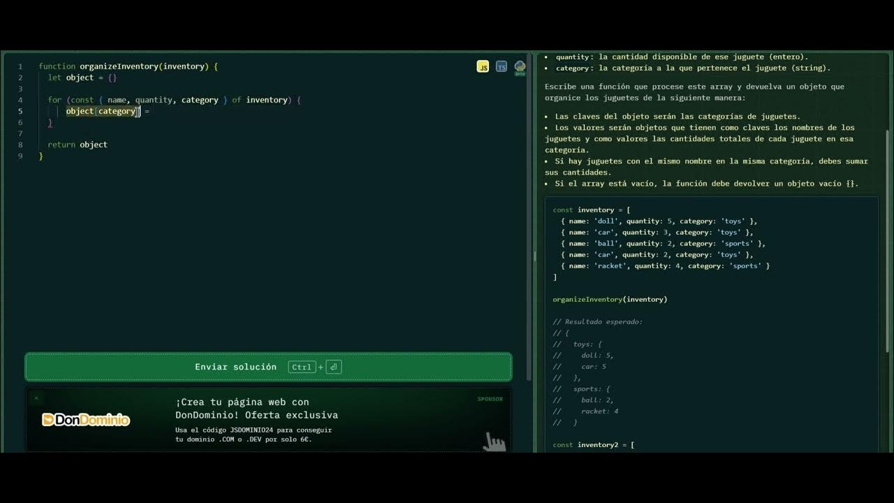 AdventJS 2024 de @midudev Reto #3: Organizando el inventario - YouTube