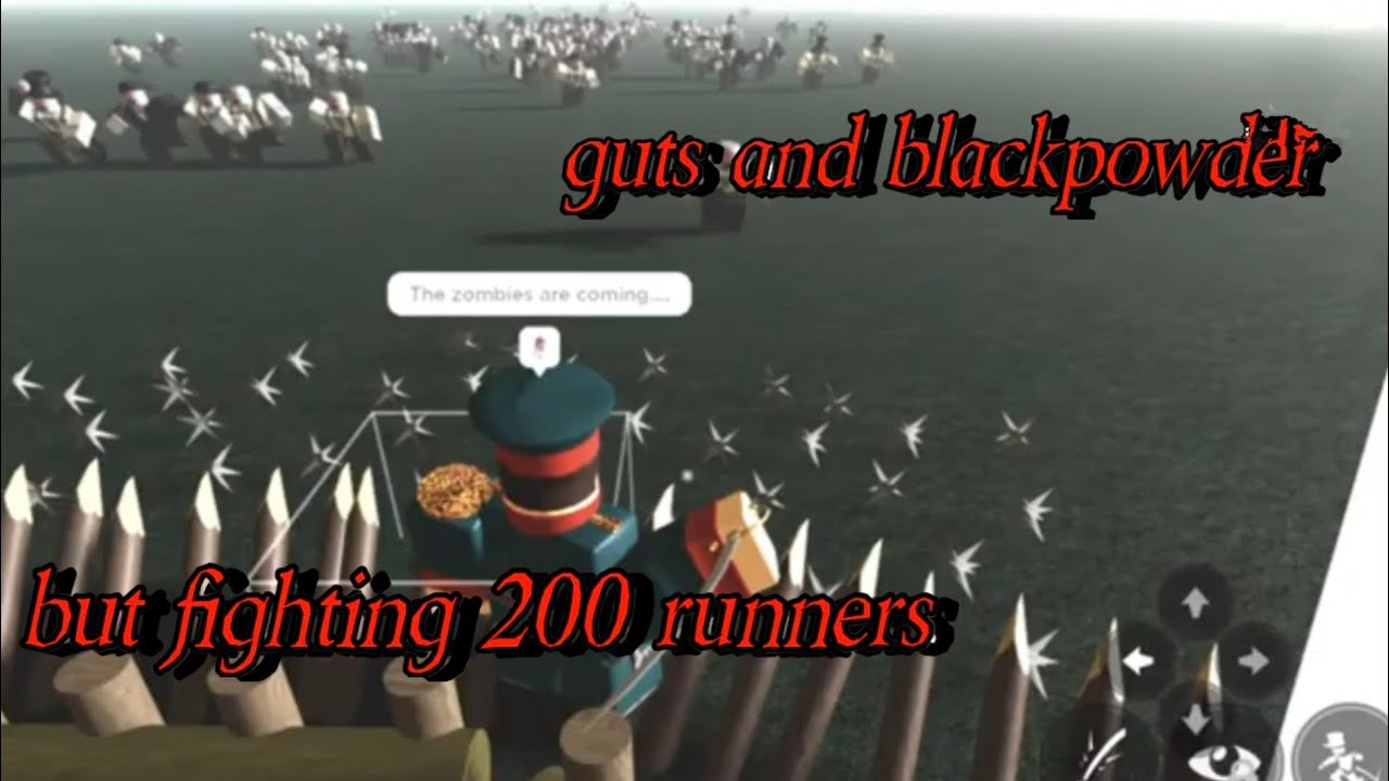 Fighting 200 runners… (guts and blackpowder) - YouTube