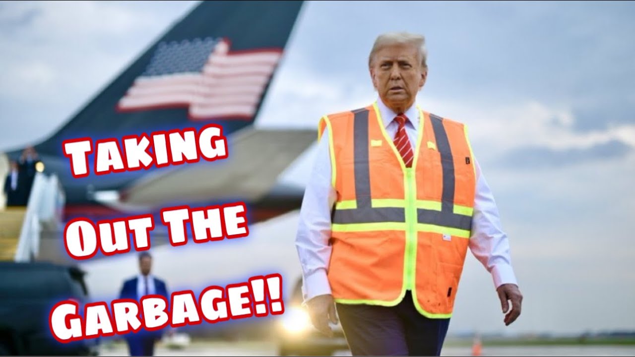 Donald Trump DELIVERS Hilarious Speech In GARBAGE Vest After Biden ...