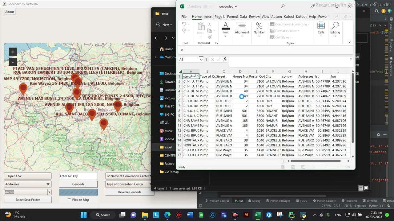 Geocoding and reverse geocoding App by Carto.ma - YouTube