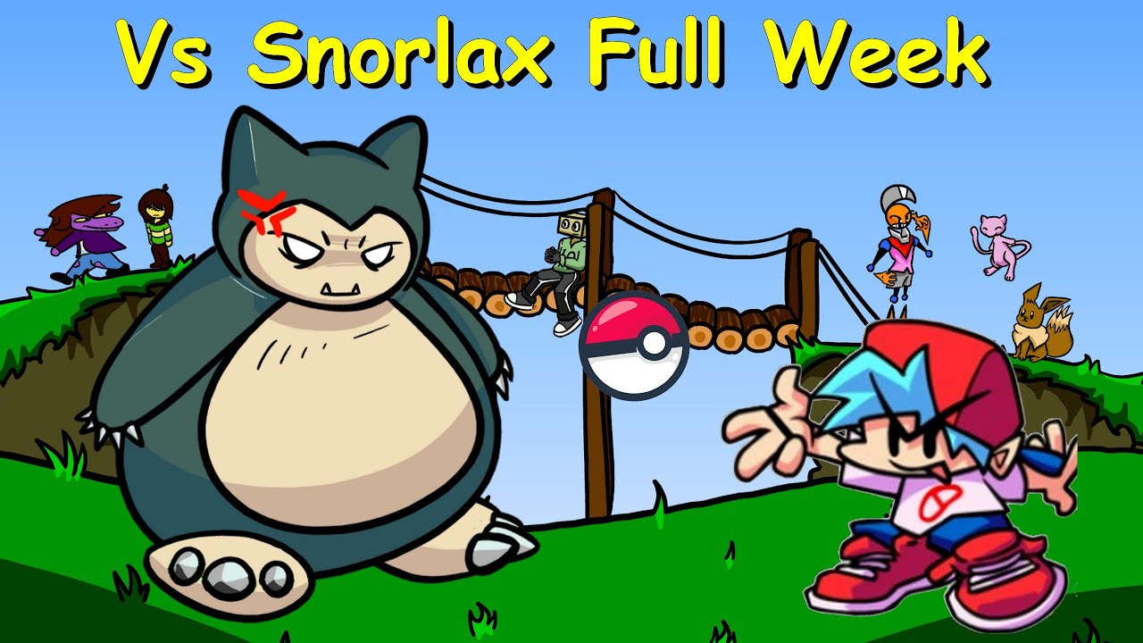 Friday Night Funkin': Vs Snorlax Full Week - FNF pokemon Mod - YouTube