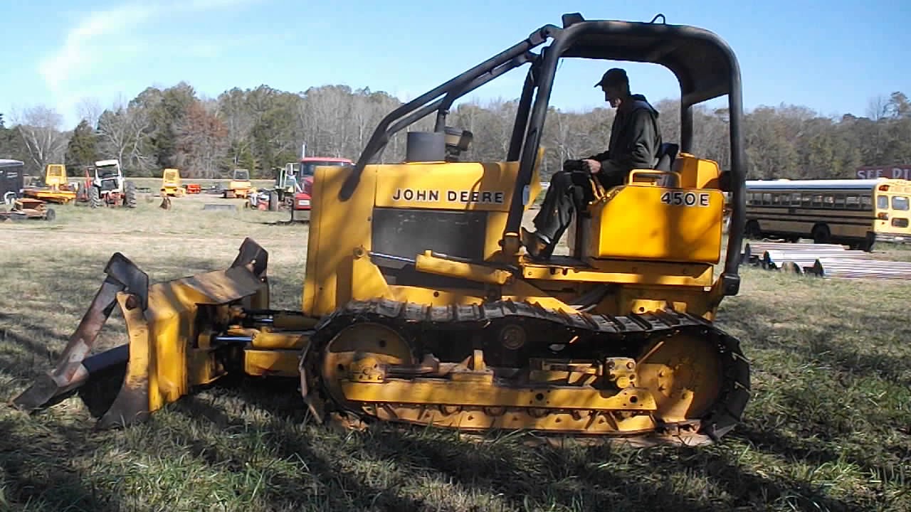 John Deere 450E Dozer, Stock number 1192 - YouTube
