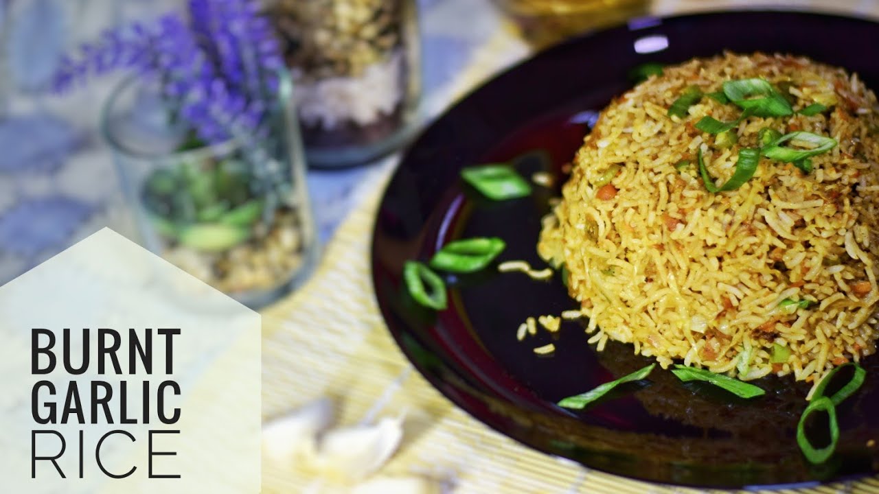 Burnt Garlic Rice | 5 Min Recipe | എളുപ്പം ഉണ്ടാകാവുന്ന വെളുത്തുള്ളി ...