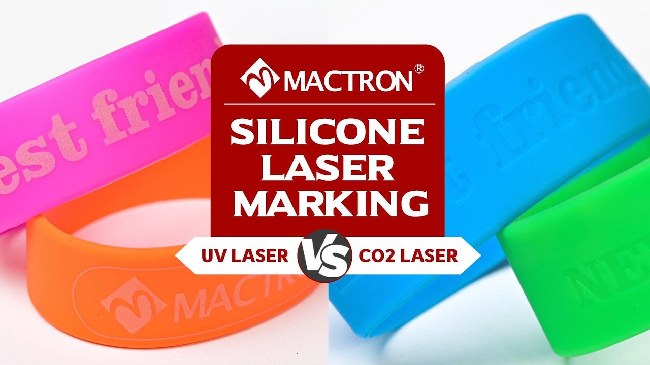 Mactron Laser | Silicone Laser Marking with CO2 Laser VS UV Laser - YouTube