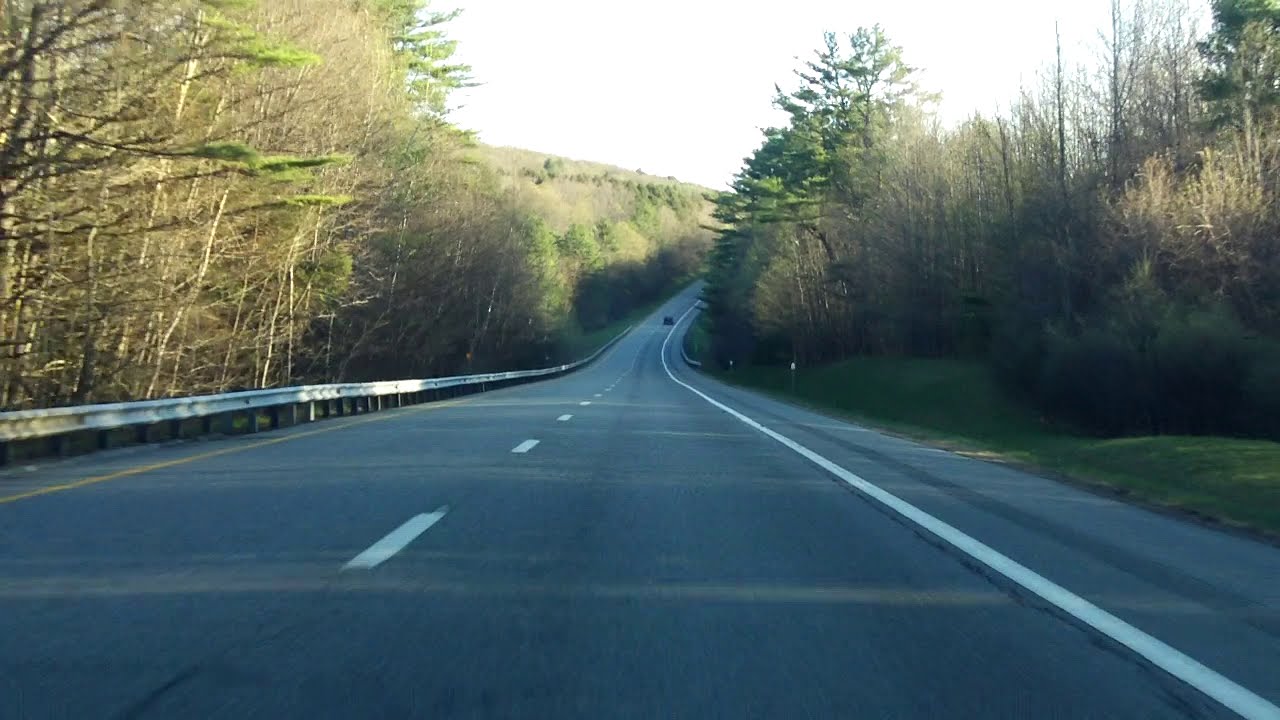 Interstate 91 - Vermont (Exits 6 to 8) northbound - YouTube