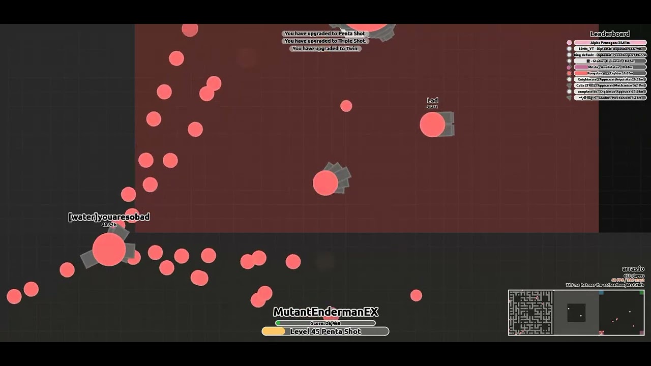 Arras.io Polygon pov: Rainbow Alpha pentagon - YouTube