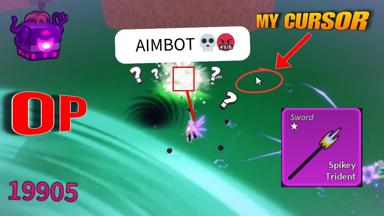 This SWORD gives you AIMBOT😲... | Godhuman and Spikey Trident Combo in ...