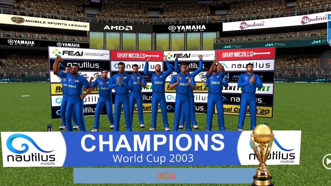 THE MOMENT I WON THE 2003 WORLD CUP FINAL 🏆 - YouTube
