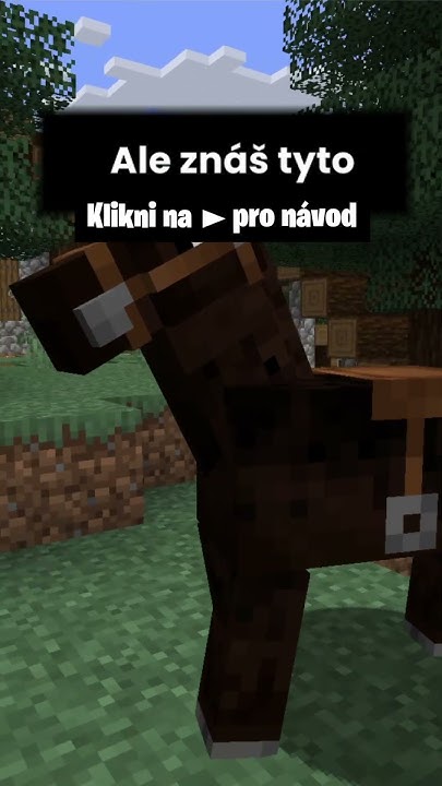 Znáš tyhle způsoby jak získat sedlo v MInecraftu 🔥😎? - YouTube