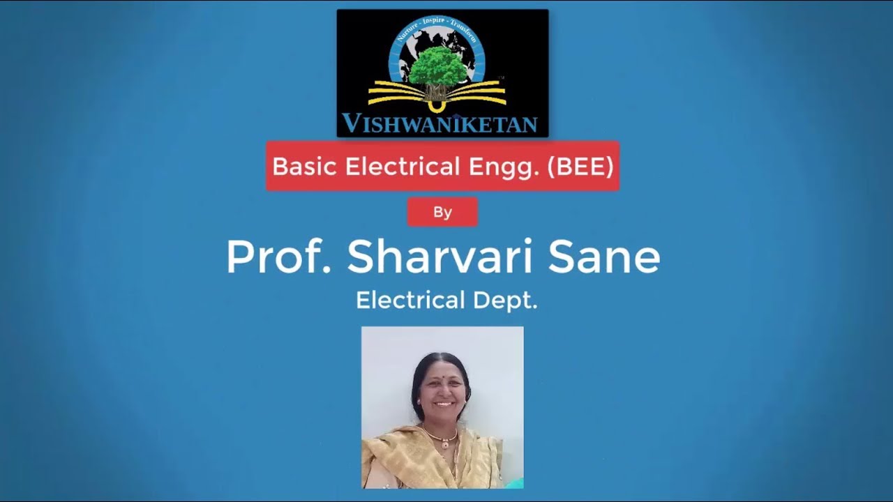 Basic Electrical Engineering - BEE : AC11: Star Delta Theory by Prof. Sharvari Sane - YouTube