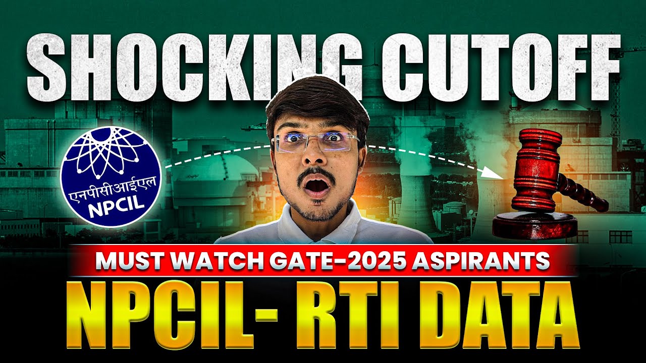 NPCIL Cutoff 2025 Revealed: Shocking RTI Reply! - YouTube