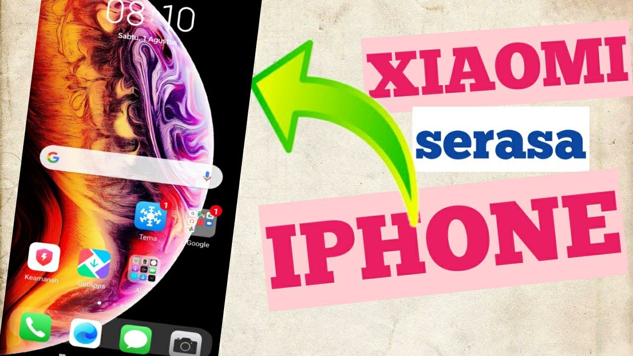 CARA MERUBAH TEMA HP XIAOMI KE IPHONE IOS 13 || TUTORIAL ANDROID - YouTube