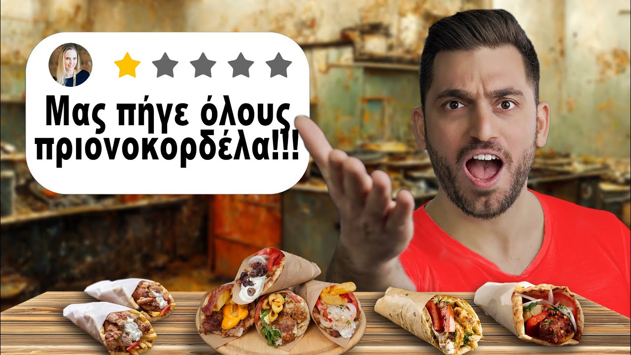 Δοκιμάζουμε τα Χειρότερα Delivery: Σουβλάκια - YouTube