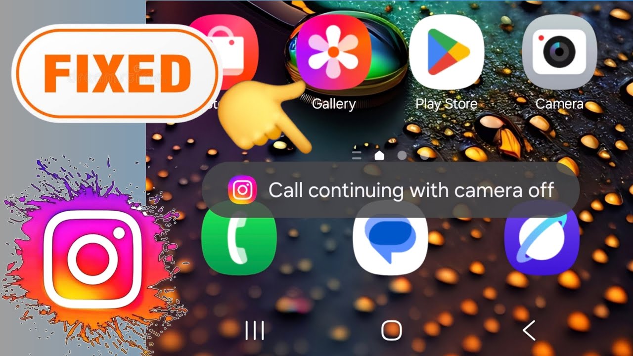 How To Fix Instagram Call continuing with camera off Problem - YouTube