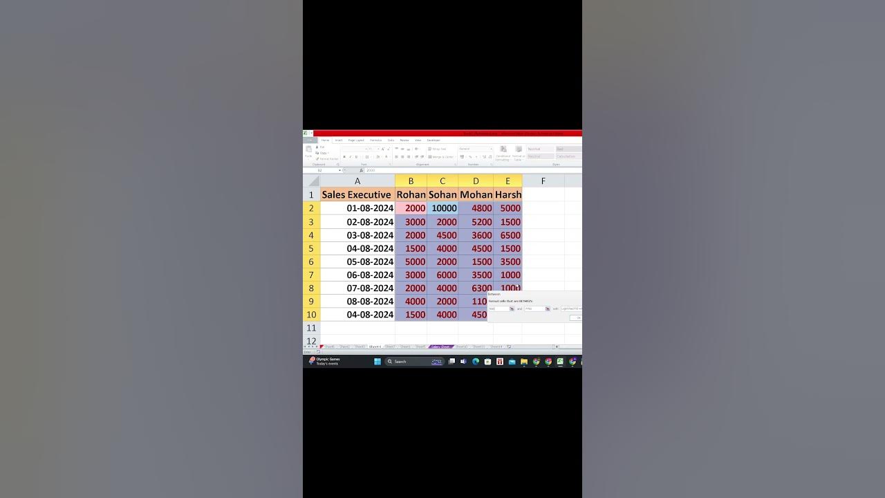 Conditional formatting in excel(Part-1)....... - YouTube