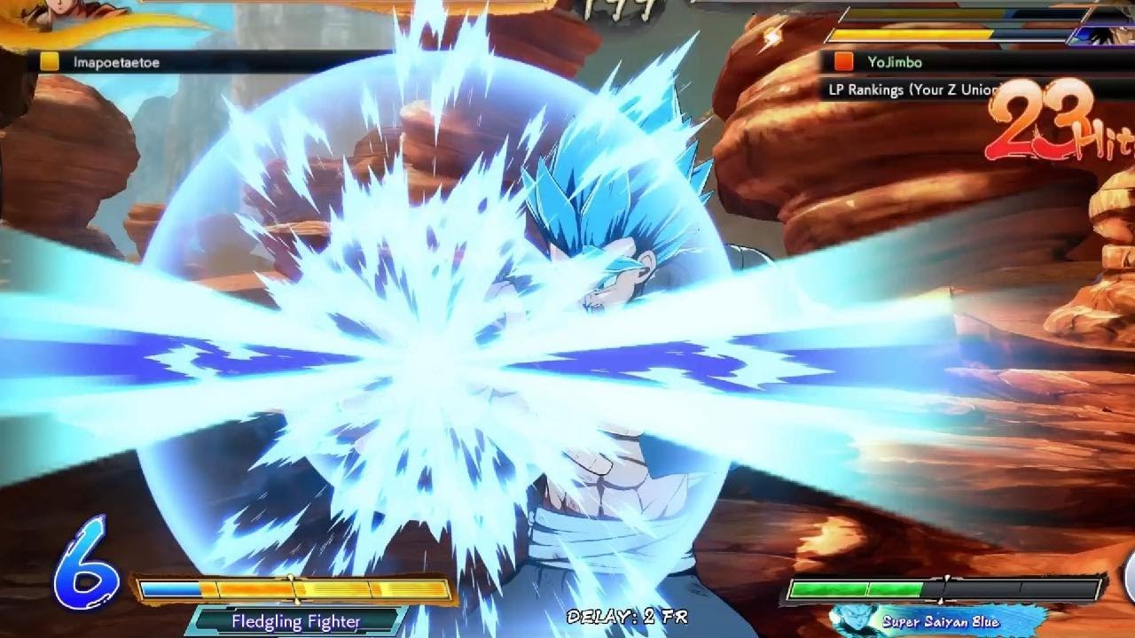 DRAGONBALL FighterZ Frieza Hit SSB Goku vs SSB Gogeta Vegeta DBS Broly ...