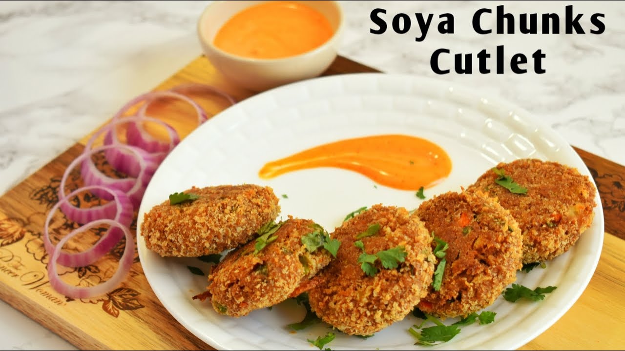 Crispy Crunchy And Deliciously Baked Cutlet Using Soya Chunks!!! - YouTube