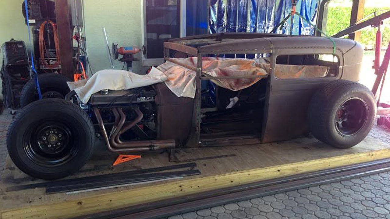 1928 Ford Model A Tudor Rat Rod Build Project - YouTube