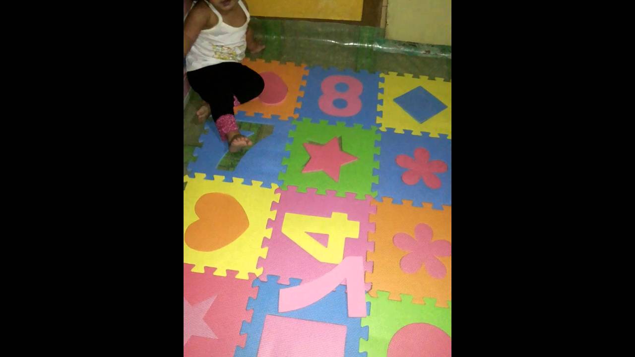 ABC & numbers puzzle mat - YouTube