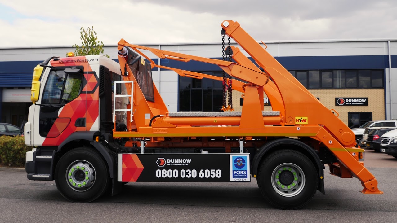 New Volvo Skip Lorry | Dunmow Group - YouTube