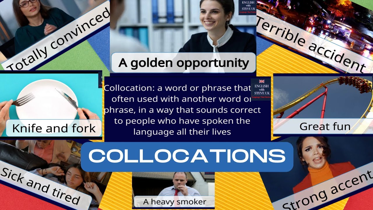 An Introduction to Collocations with Examples. Speak fluently. - YouTube