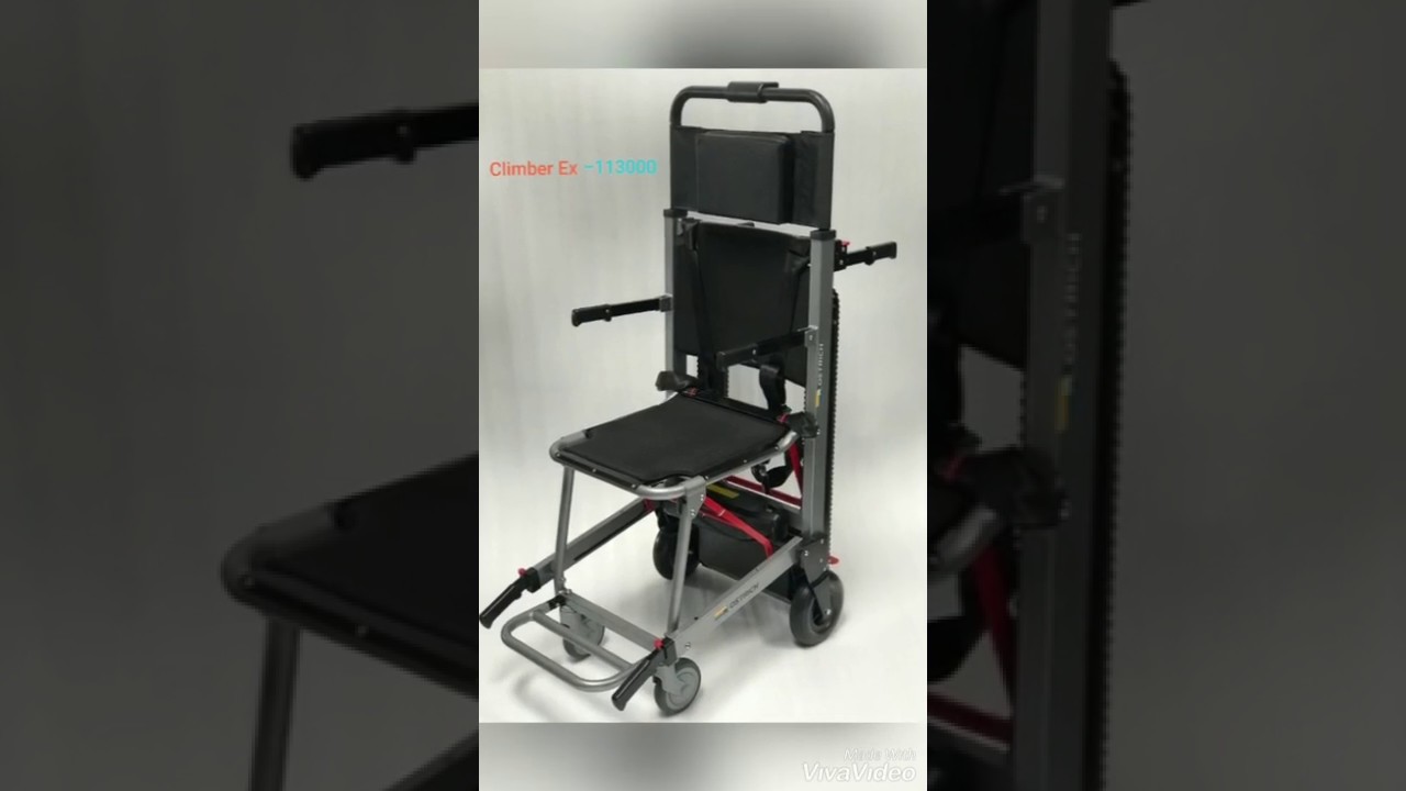 OSTRICH CLIMBER EX- Automated Emergency Stair Climbing Chair - YouTube